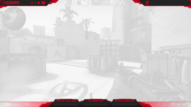 Modern Warfare - Facecam Overlay | Graphicarea.net