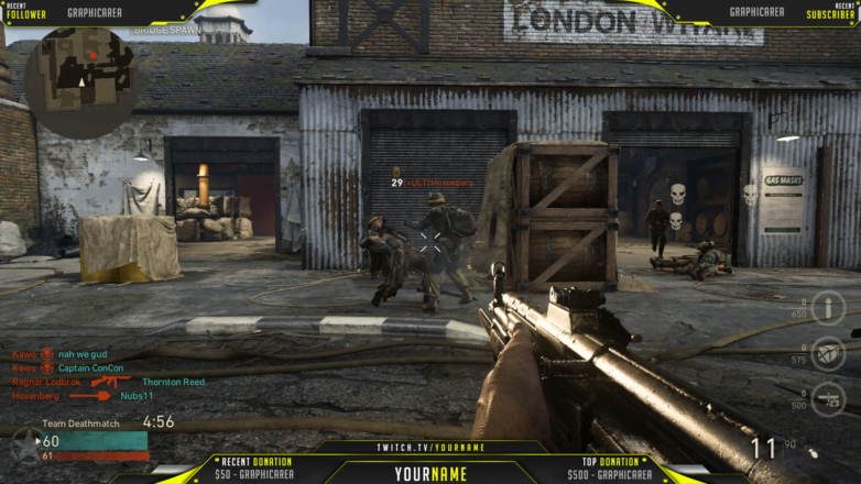 PUBG - Twitch Overlay | Graphicarea.net