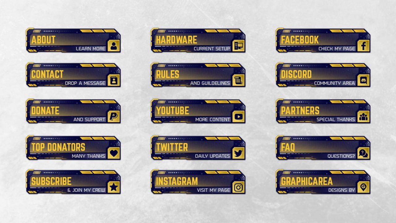 Valorant - Twitch Panels | Graphicarea.net