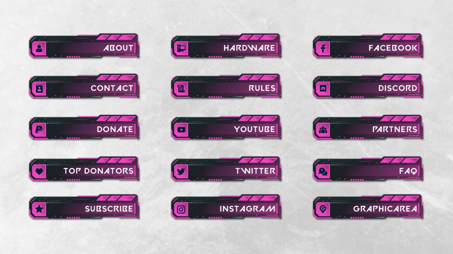 How to Implement Panels on Twitch | Graphicarea.net