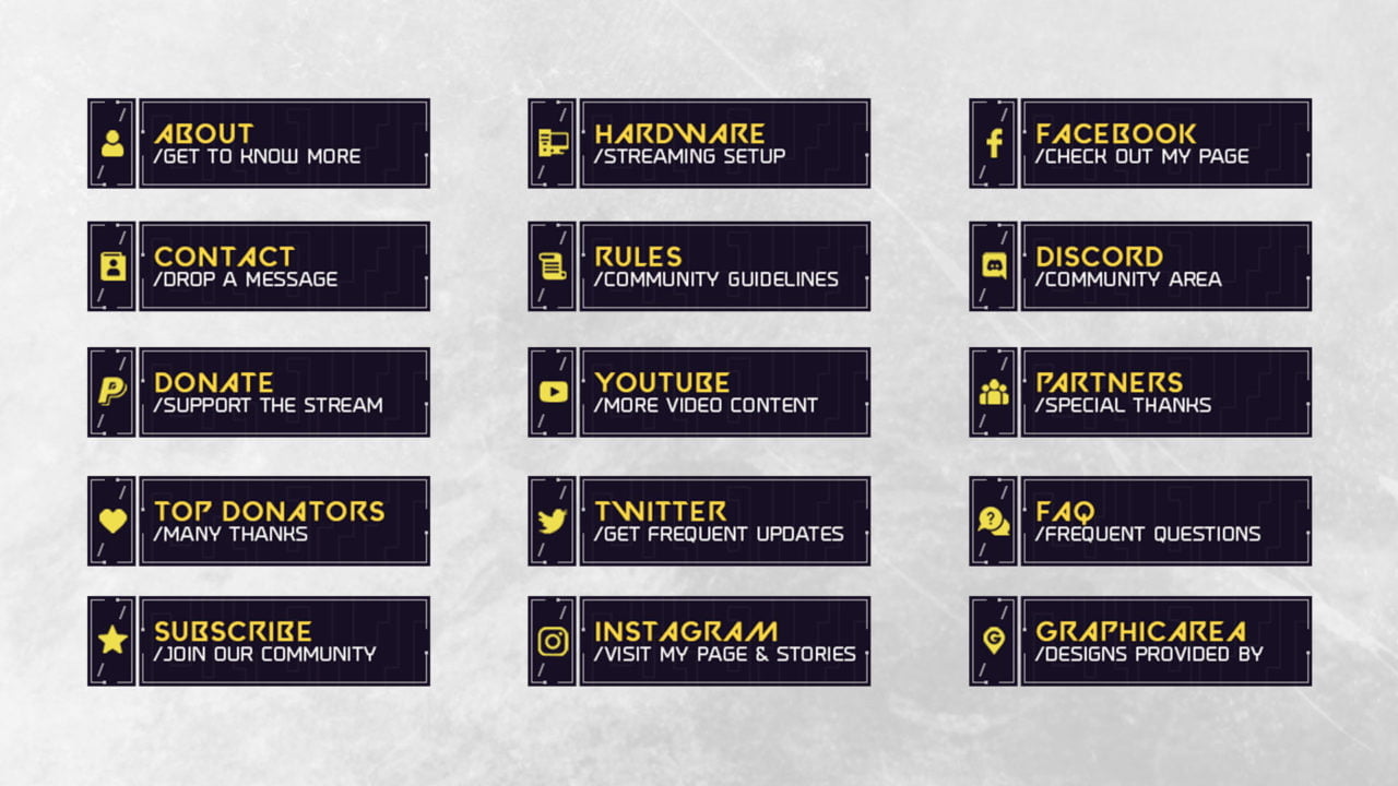 Valorant - Twitch Panels | Graphicarea.net