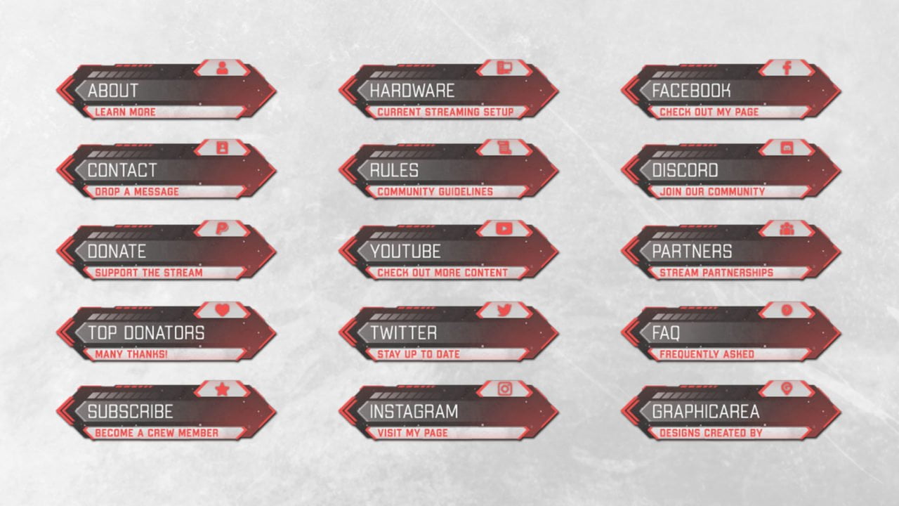 How to Implement Panels on Twitch | Graphicarea.net