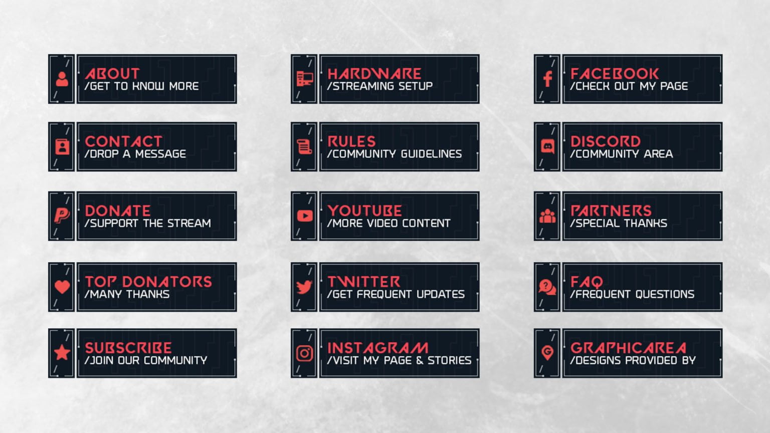 Apex - Twitch Panels | Graphicarea.net