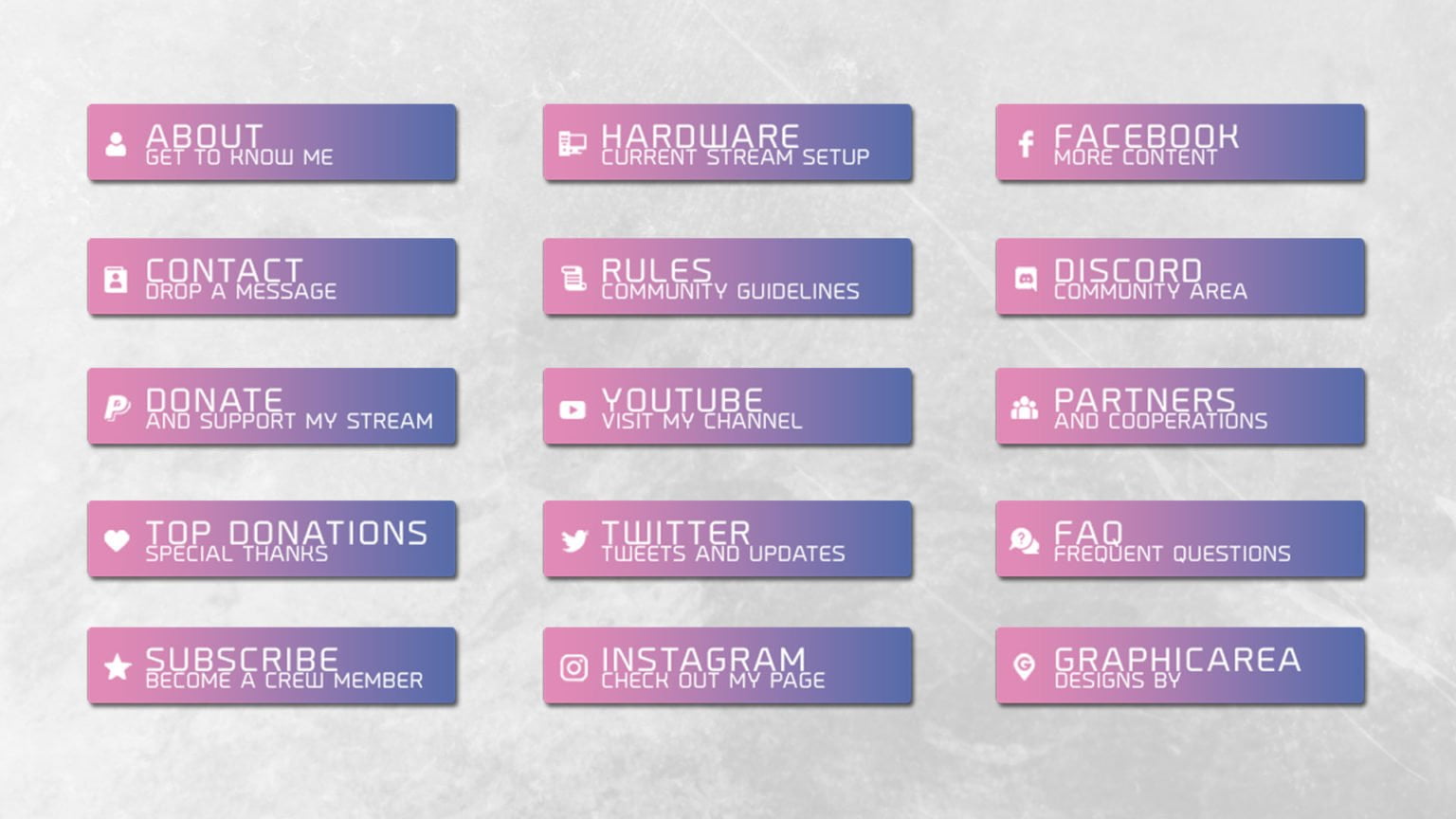 Pink Dream - Twitch Panels | Graphicarea.net