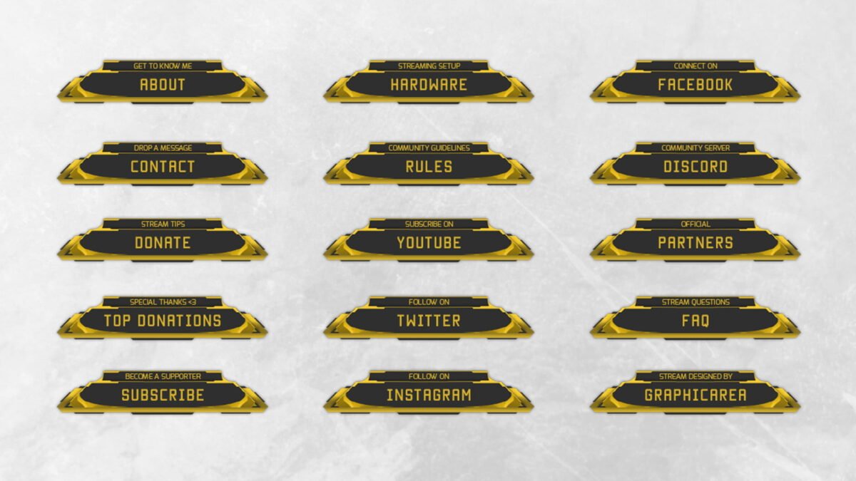PUBG - Twitch Overlay | Graphicarea.net