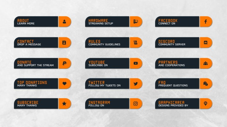 Call of Duty - Twitch Panels | Graphicarea.net