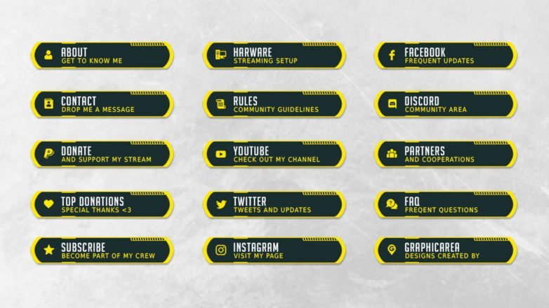 Modern Warfare – Twitch Panels | Tactical Stream Design 🎯