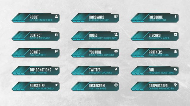 FIFA 21 - Twitch Panels | Graphicarea.net