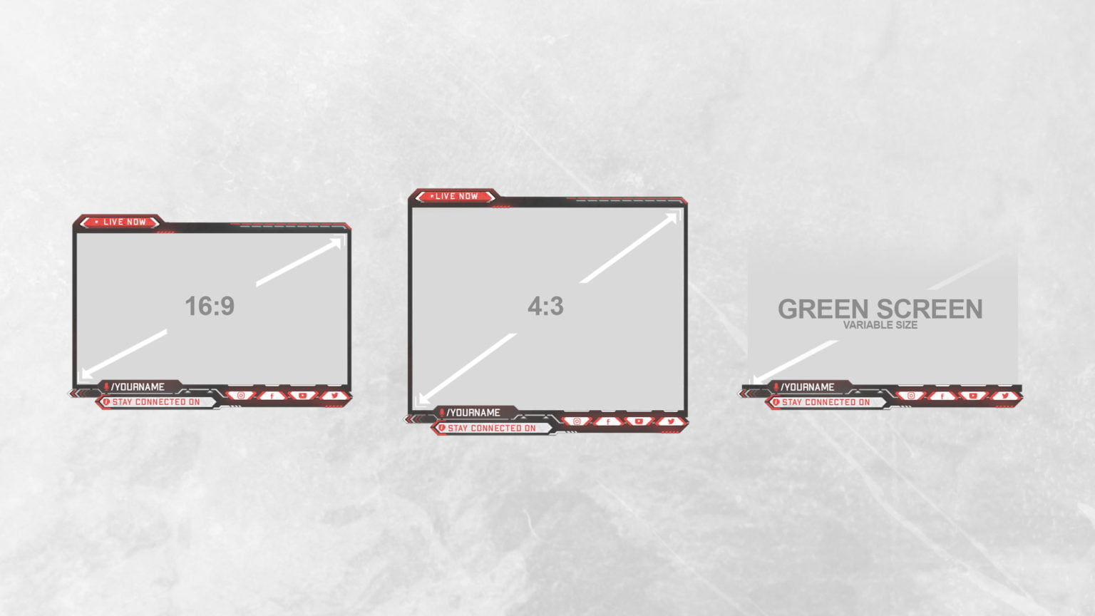 Facecam Overlay | Webcam Border for Twitch Cam Frame 🎯