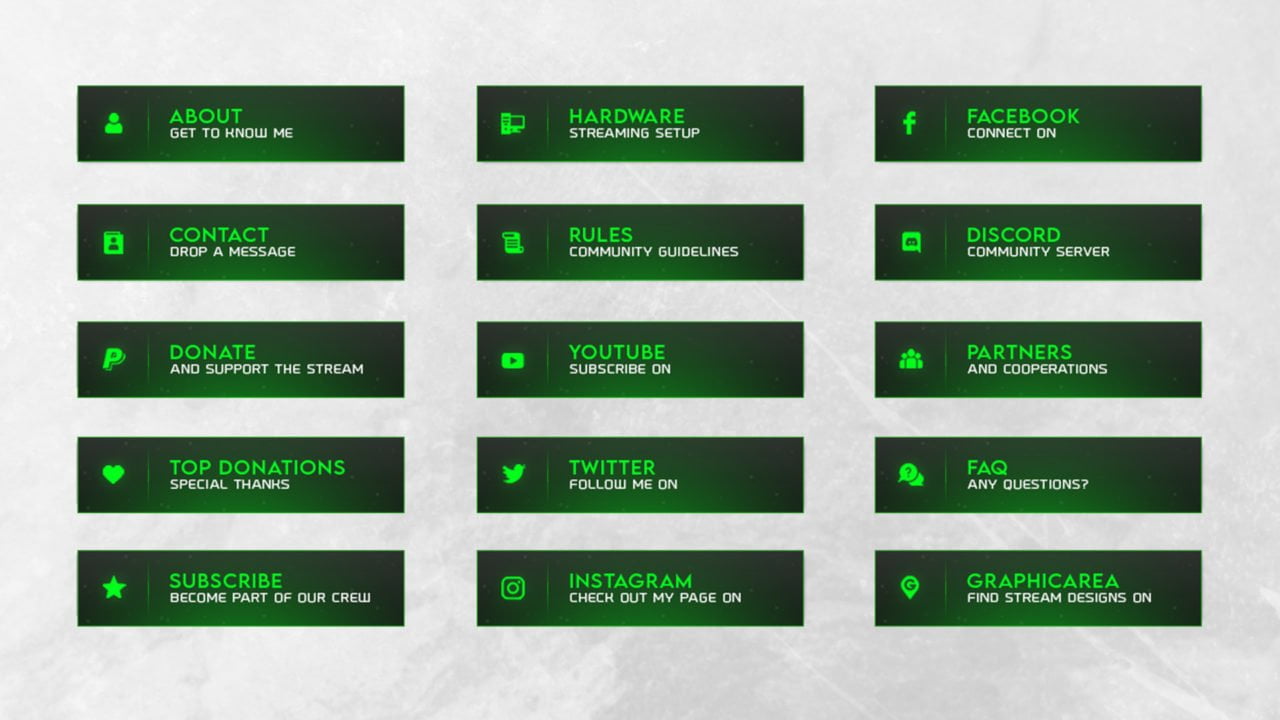 Superb - Twitch Panels | Graphicarea.net