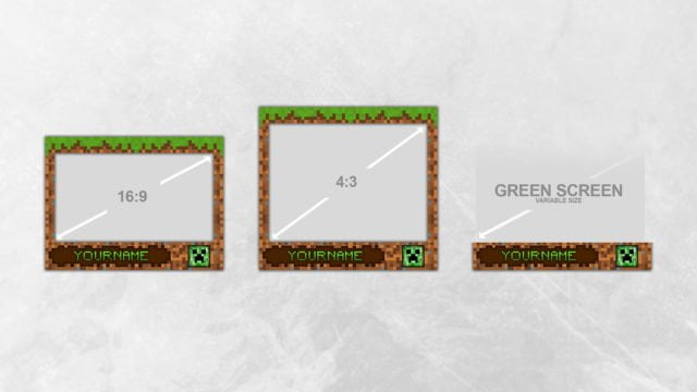 Minecraft - Facecam Overlay | Graphicarea.net