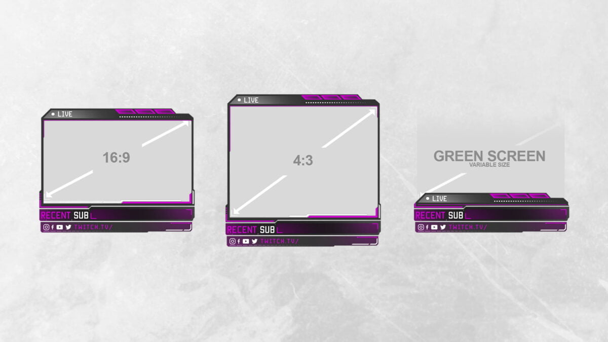 Free Facecam Overlay Archives | Graphicarea.net