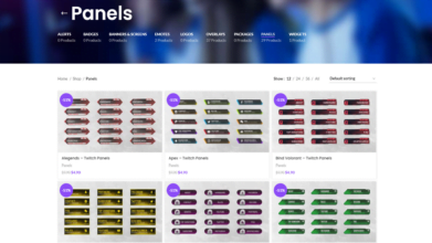 How to Implement Panels on Twitch | Graphicarea.net