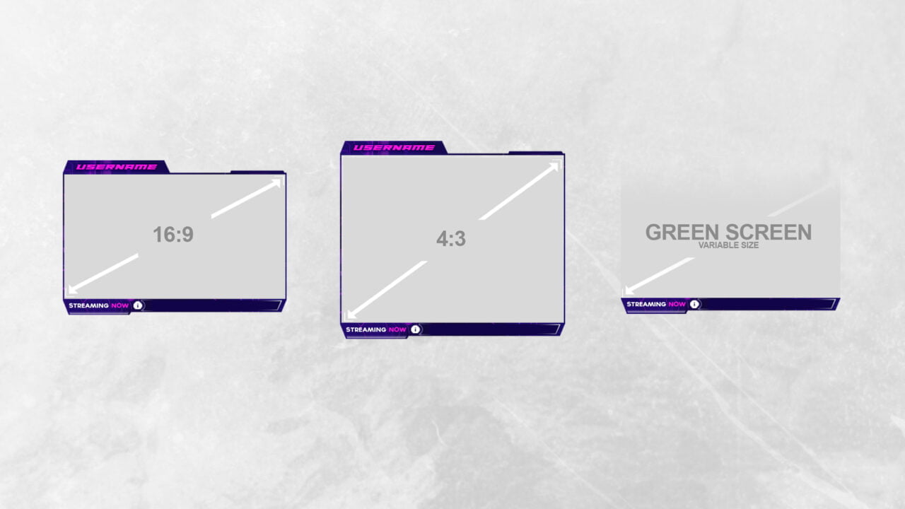 Webcam Overlay and Facecam Border for Twitch and Kick