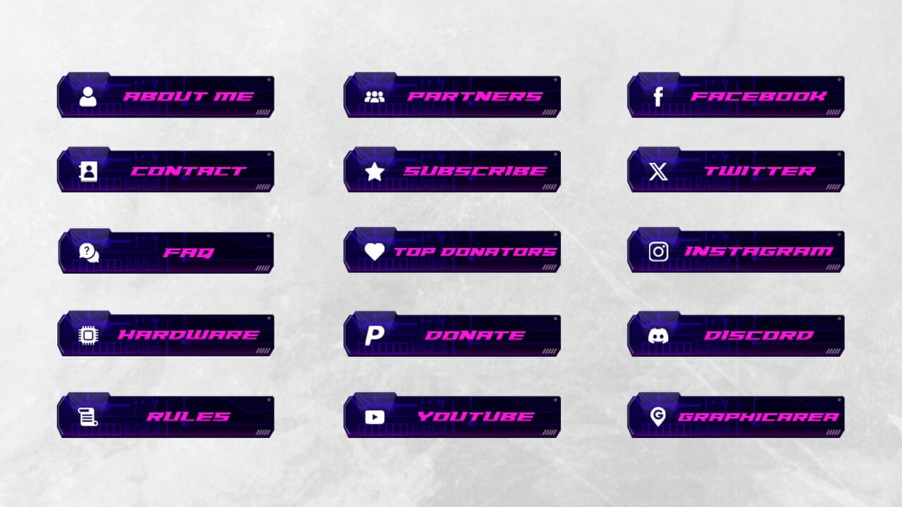 How to Implement Panels on Twitch | Graphicarea.net