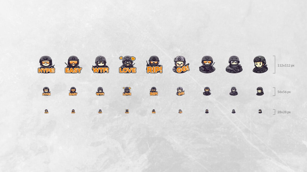 Twitch Emotes | Icons in Perfect Size for Stream Chat ⚡