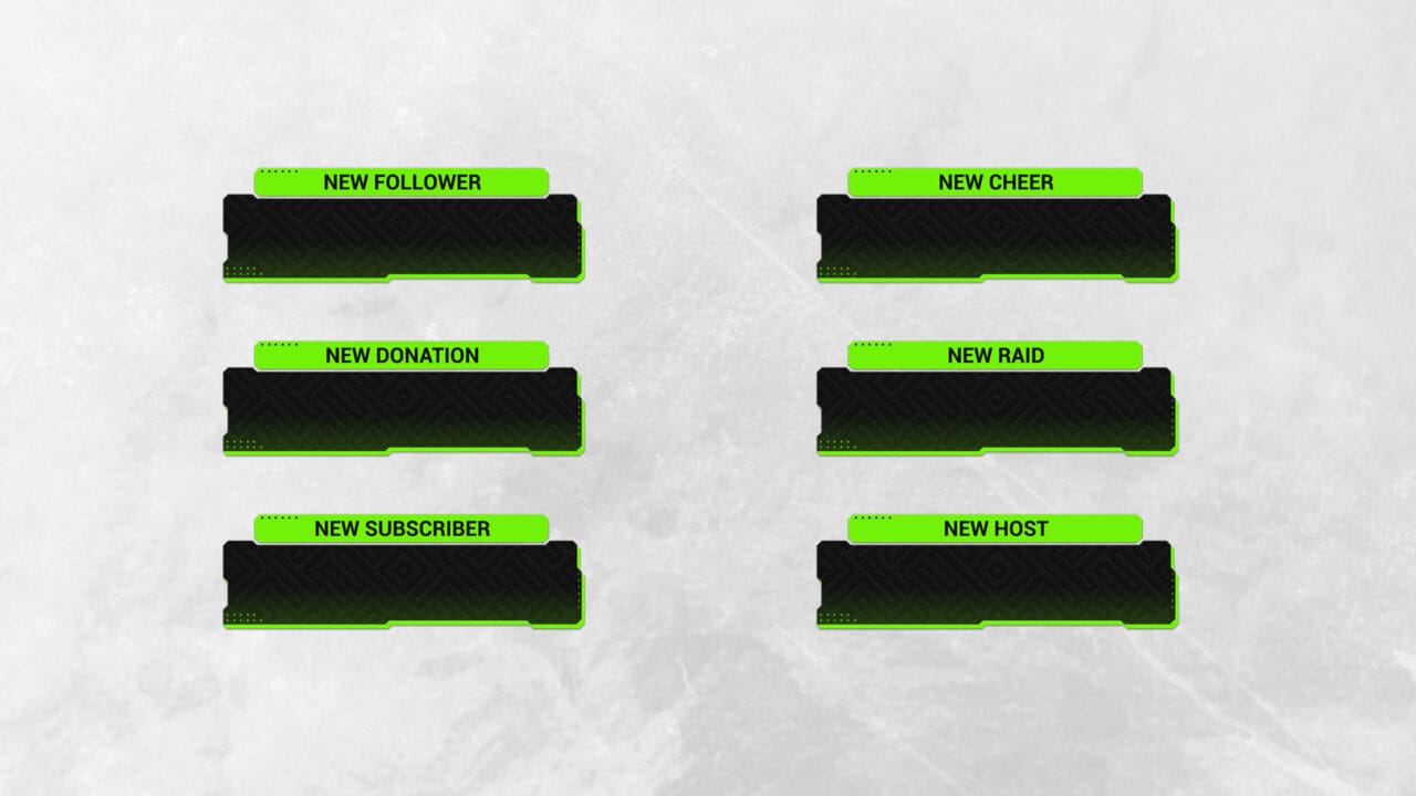 300+ Free & Premium Twitch Alerts